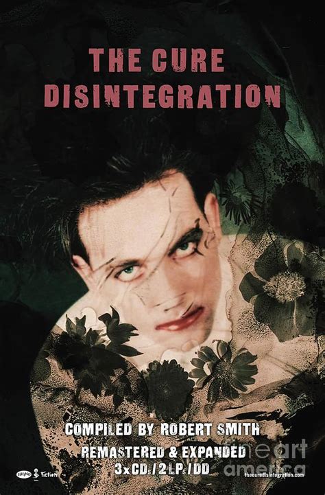 The Cure Pillow Etc Robert Smith Disintegration Painting By Palmer