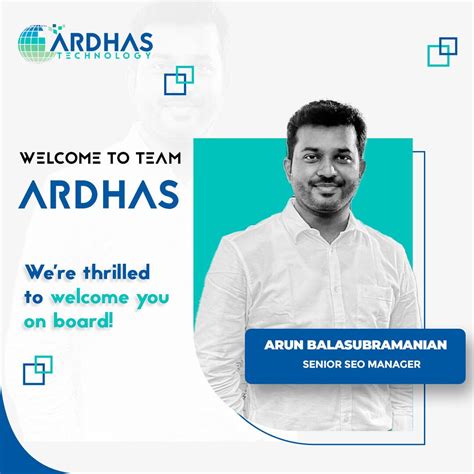 Ardhas Technology On Linkedin Ardhastechnology Welcomeonboard