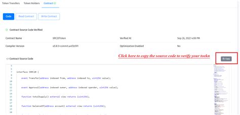 Docs How To Create An Xrc20 Token Using An Xrc20 Factory Smart Contract