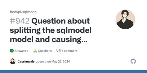 Question About Splitting The Sqlmodel Model And Causing Circular References · Fastapi Sqlmodel