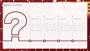 Diagram With Question Mark PowerPoint Template Free Download Pikbest