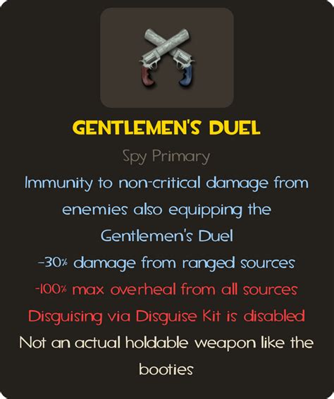 For The Jokesters That Want To Spy Duel In Mge Me Rtf2weaponideas
