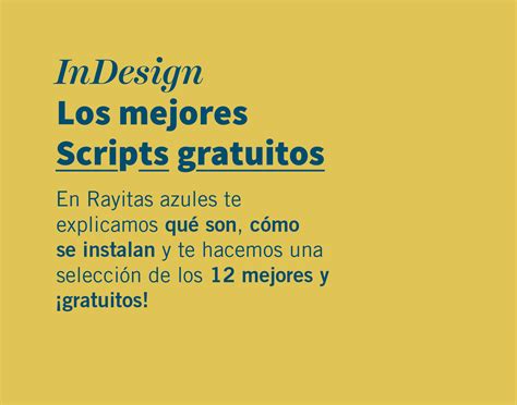 Indesignscriptsdst Rayitas Azules Diseño Editorial Y Tipografía