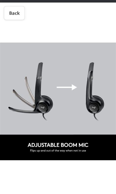 Logitech Wired Headset With Mic Audio Headphones Headsets On Carousell