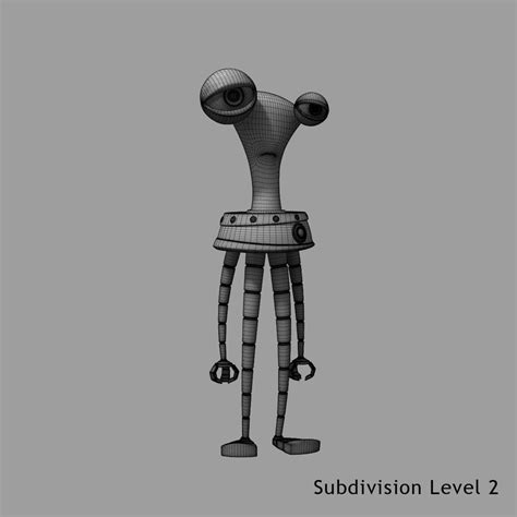 3d Alien Bobo Model