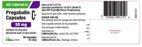 Pregabalin Capsules Fda Prescribing Information Side Effects And Uses