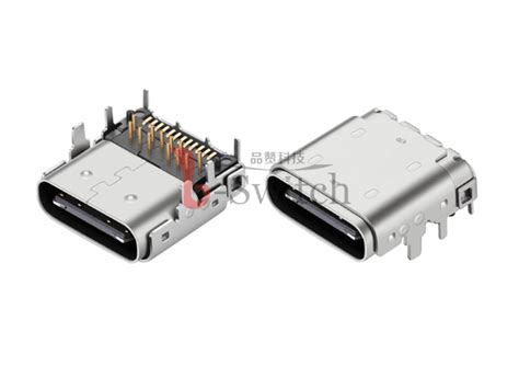 防水type C连接器 沉板type C母座 Type C连接器厂家 品赞电子
