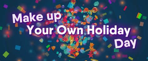 Make Up Your Own Holiday Day Buzz Bingo