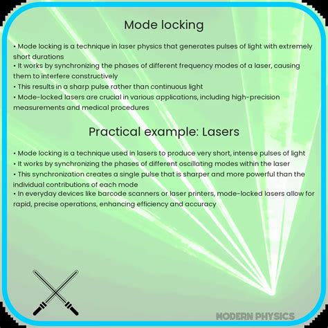 Mode Locking Ultrafast Pulses Precision And Photonics
