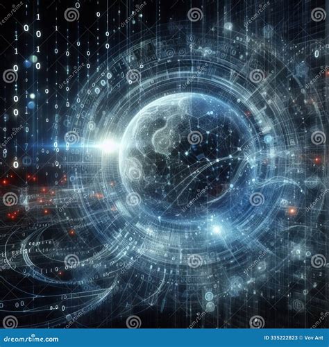 Binary Code Overlay With Data Streams Binary Code Ov New Beautiful