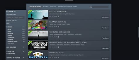 my game the black within demo is on the trending tab is this a big deal