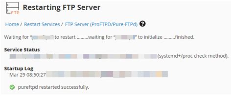 How To Restart Service Of Ftp Server In Whm Eukhost