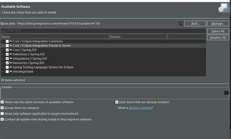 2020 12 4 18 0 Version Of Eclipse Installation Sts Plugin Programmer Sought