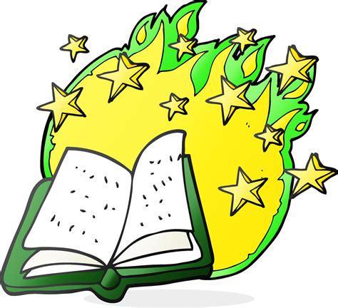 Freehand Drawn Cartoon Magic Spell Book 11857667 Vector Art At Vecteezy
