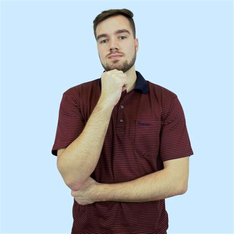 Maroonnavy Candy Stripe Short Sleeve Golfer Pointer International