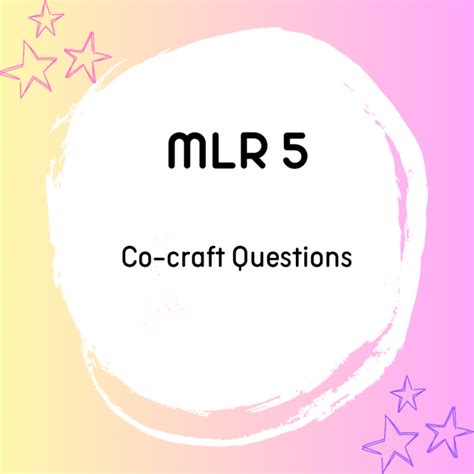 mastering mathematical language routine 5 co craft questions and