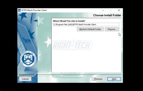 Eftps Batch Provider “please Select Another Location To Extract The