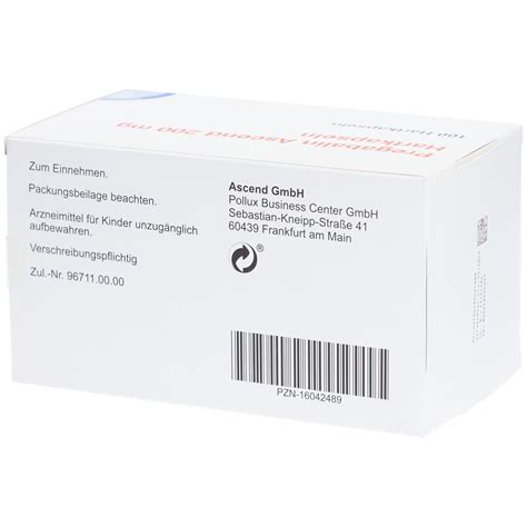 Pregabalin Ascend 200 Mg 100 St Mit Dem E Rezept Kaufen Shop Apotheke