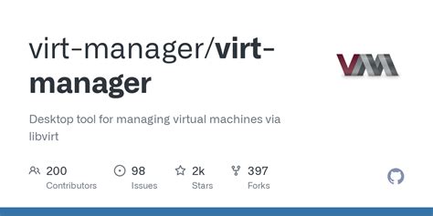 Issues · Virt Managervirt Manager · Github