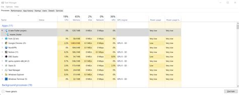 [windows] excessive resource consumption · issue 83997 · flutter flutter · github