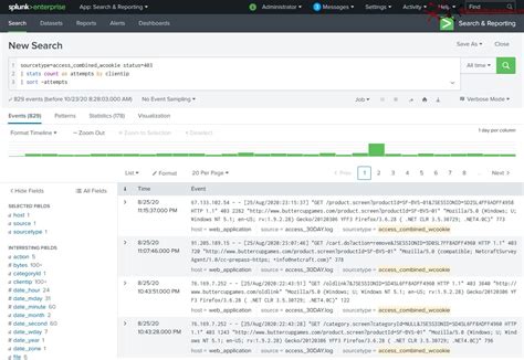 Splunk Splunk 7 X Fundamentals Part 1 Module 10 Report And Dashboard Lab Network System