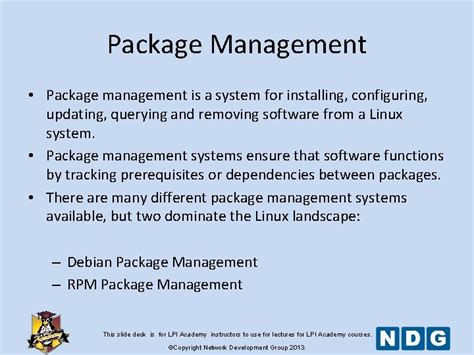 Module 11 Managing Packages And Processes This Slide