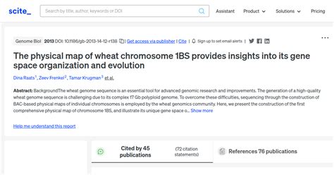 The Physical Map Of Wheat Chromosome 1bs Provides Insights Into Its