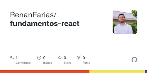 GitHub RenanFarias Fundamentos React