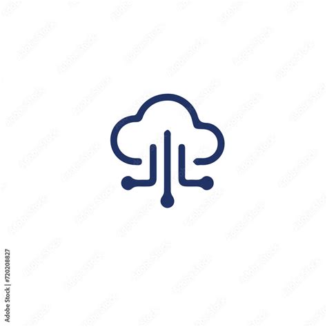 cloud storage vector icon stock vector adobe stock