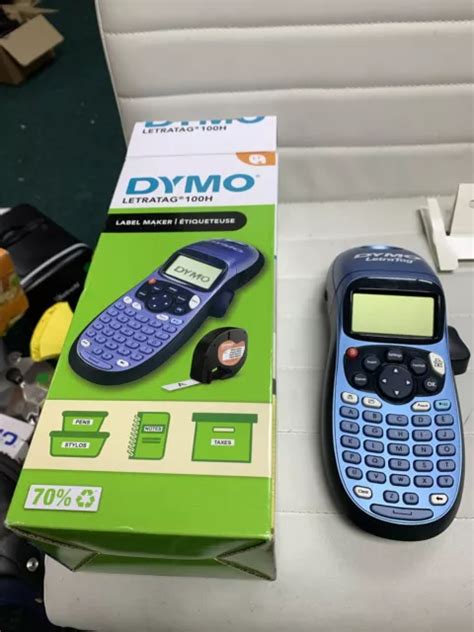 Dymo Letratag Handheld Label Maker Blue Not Working £1000 Picclick Uk