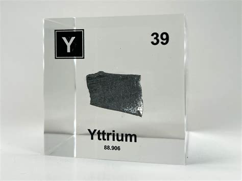 Yttrium Element Cube Engineered Labs