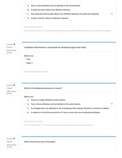 SOLUTION UoPeople Database Cs Graded Quiz Unit Studypool