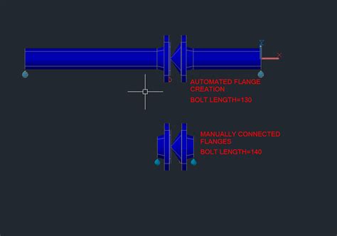 wrong bolt length with wafer flanges autodesk community