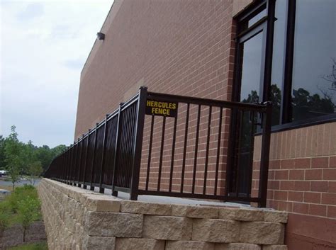 Lanham Md Virginia Rail Ada Grab Rail Bronzetone 001 Hercules Fence