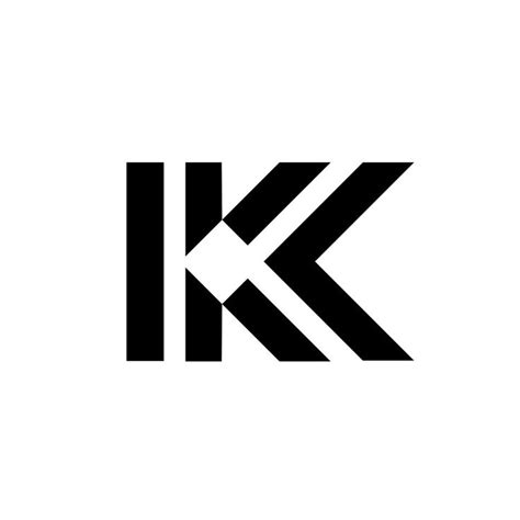 K Monogram Logo Design With Arrow Element