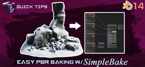 Simply Bake PBR Textures With SimpleBake Blender Add On