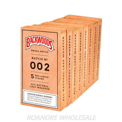 Backwoods Cigarillos Small Batch 002 85 Packs Roanoke Wholesale
