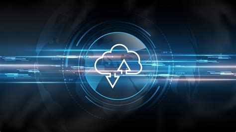 Premium Vector Cloud Computing Storage Technology Background Digital Data Services Innovation