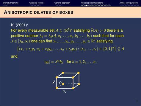 Density Theorems For Anisotropic Point Configurations