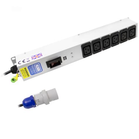 Way A IEC C Sockets Double Pole A Circuit Breaker A Plug PDU Olson Direct