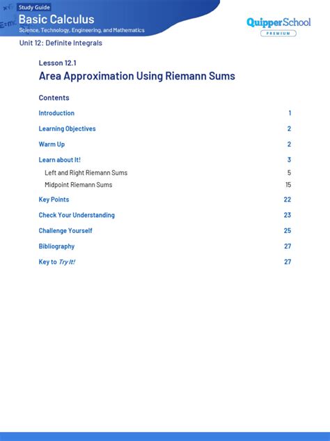 Area Approximation Using Riemann Sums 1 Pdf Integral Area