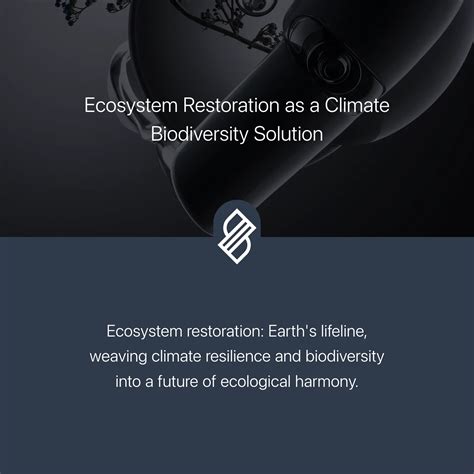 Ecosystem Restoration As A Climate Biodiversity Solution → Scenario