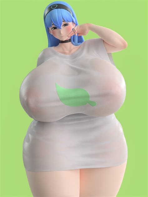 Rule 34 1girls 3d Big Breasts Blue Hair Female Female Only Huge