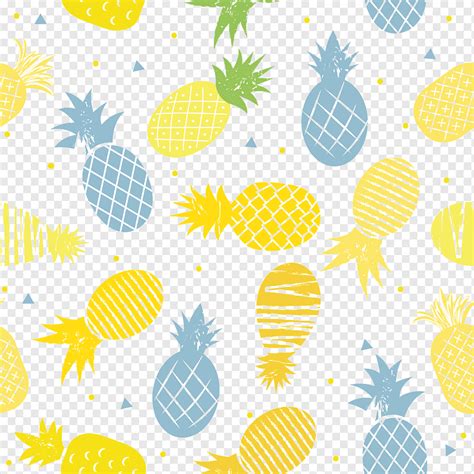파인애플 배경 원활한 Png Pngwing