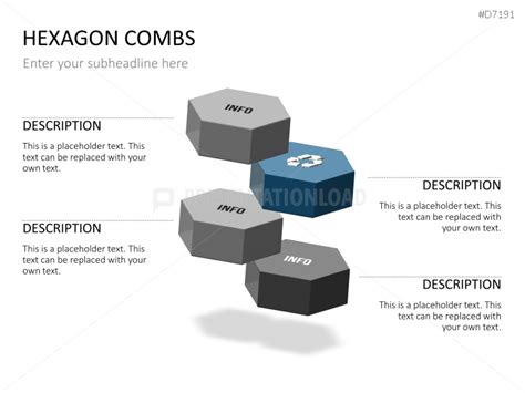 Hexagon Combs PowerPoint Template