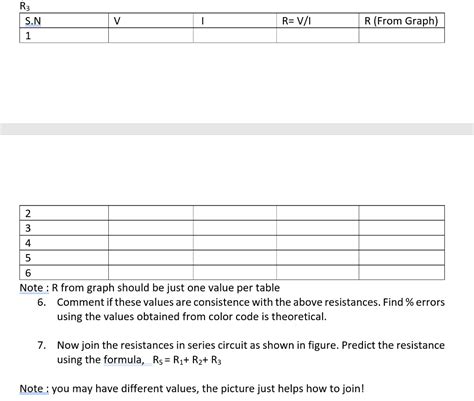 Solved Study Of Resistance In Series And Parallel St Digit Chegg Com