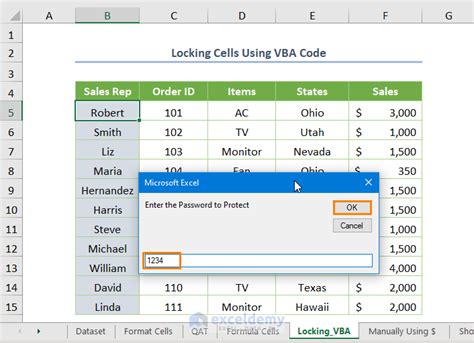 How To Lock Multiple Cells In Excel 6 Methods Exceldemy