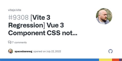 Vite Regression Vue Component Css Not Bundled Ssr Issue Vitejs Vite Github