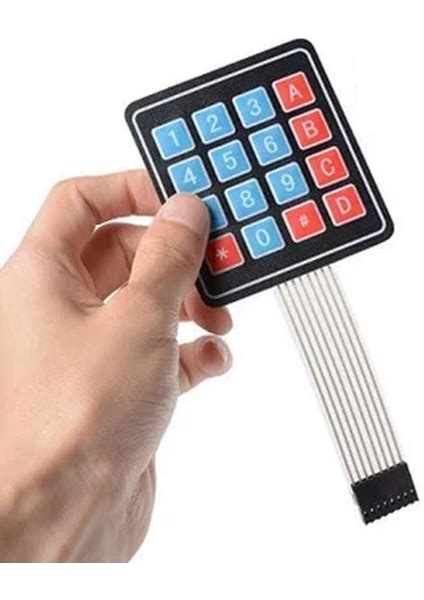 4 x 4 matrix membran keypad 16 buton tuş takımı keyboard fiyatı