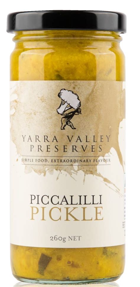 Yarra Valley Gourmet Foods Piccalilli Pickle 8x260g Trialia Foods Australia